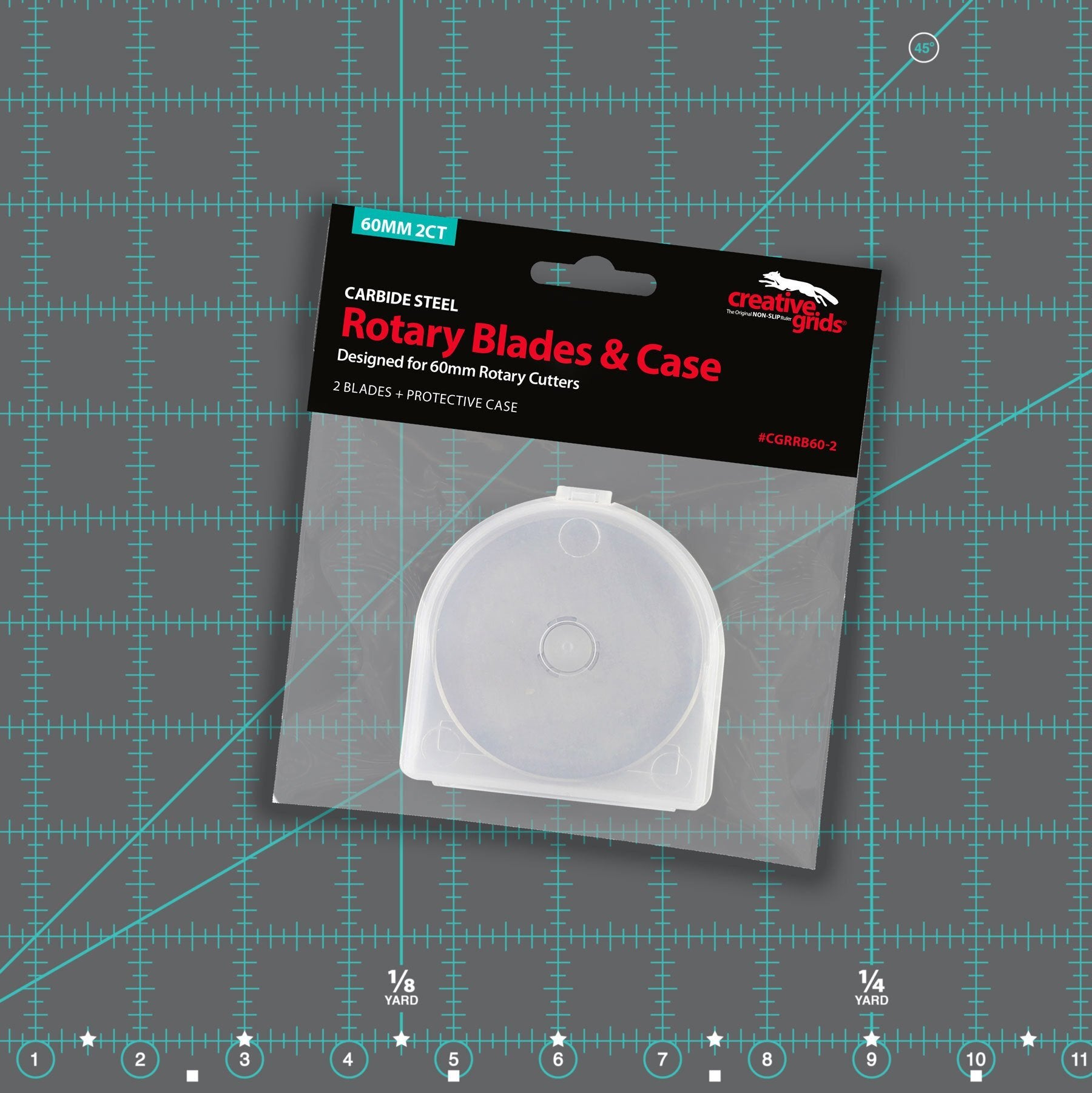 Creative Grids Rotary Blades 2 Pk 60mm | WV Quilt Shop