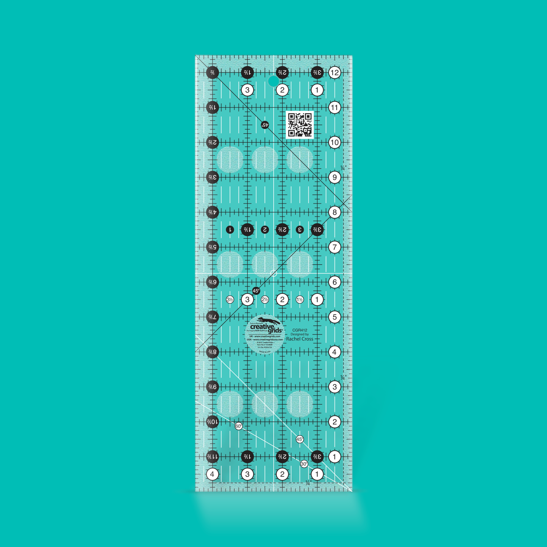 Creative Grids 4 1 2 X 12 1 2 Ruler WV Quilt Shop Creative Grids 4 1 2 X 12 1 2 Ruler WV Quilt Shop